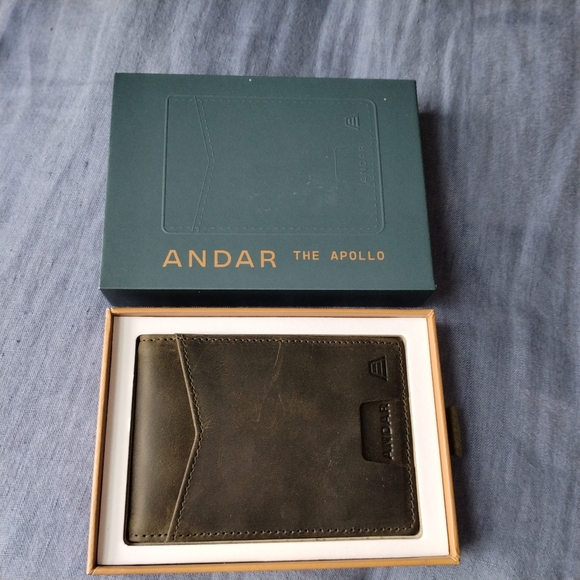 Andar | Bags | Full Grain Vintage Leather Wallet Slim Silhouette With ...